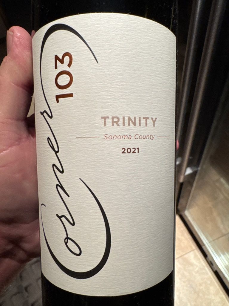 2023 Corner 103 Trinity, USA, California, Sonoma County - CellarTracker