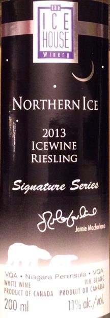 2015 The Ice House Riesling Northern Ice Signature Series, Canada ...