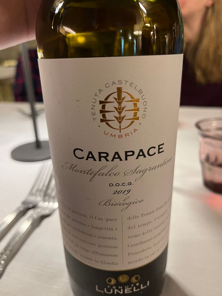 2018 Tenute Lunelli Montefalco Sagrantino Carapace Lunga Attesa Tenuta ...