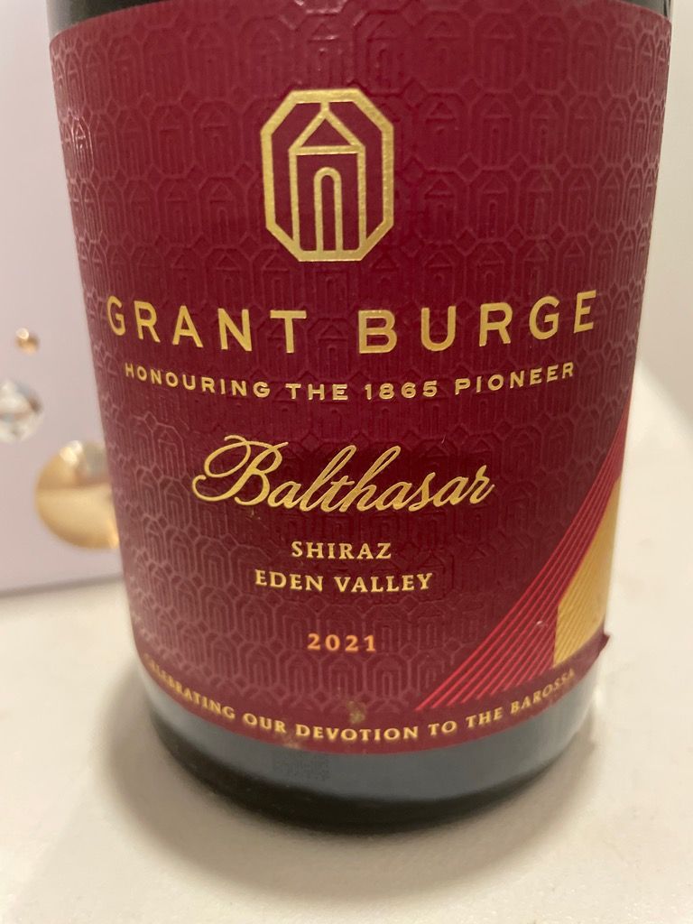 2021 Grant Burge Shiraz Balthasar, Australia, South Australia, Barossa ...