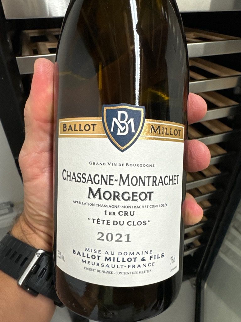 2023 Ballot-Millot & Fils Chassagne-Montrachet 1er Cru Morgeot Tête de ...