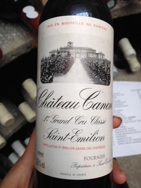 1995 Château Canon, France, Bordeaux, Libournais, St. Émilion Grand Cru - CellarTracker