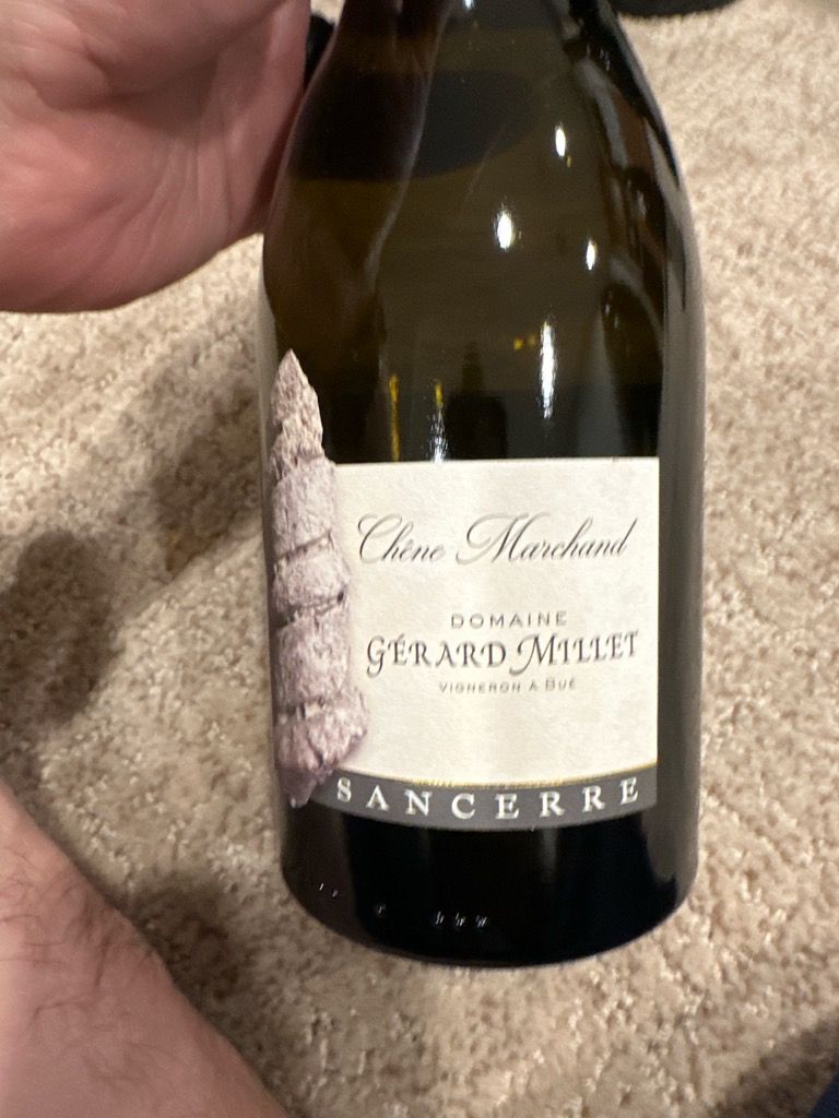 2020 Domaine Gérard Millet Sancerre Chêne Marchand, France, Loire ...