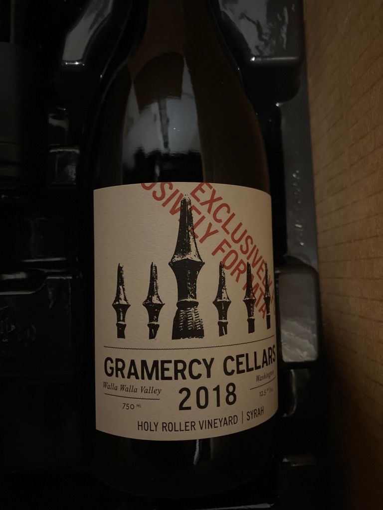 2018 Gramercy Cellars Syrah MTA Olsen Vineyard, USA, Washington ...