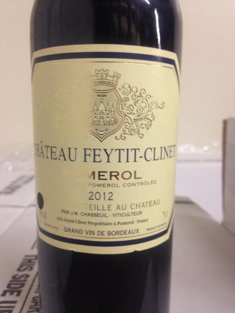 2012 Château Feytit Clinet, France, Bordeaux, Libournais, Pomerol - CellarTracker