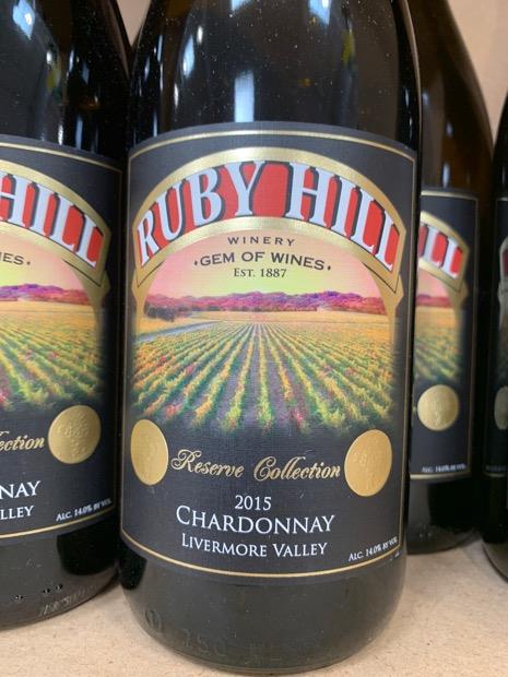 2016 Ruby Hill Winery Chardonnay Reserve, USA, California, San ...