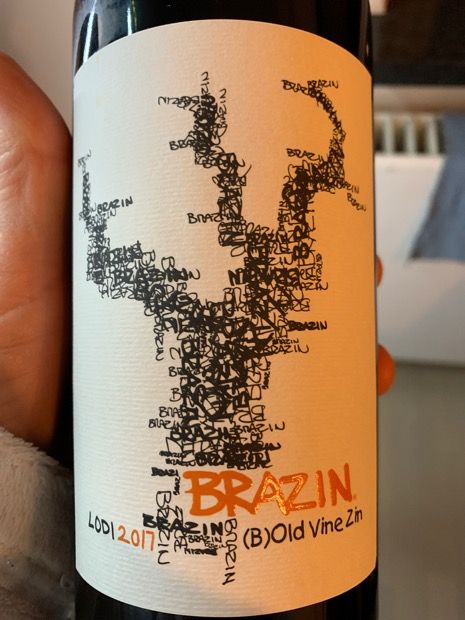 2017 Brazin Zinfandel Old Vine Lodi, USA, California, Central Valley ...