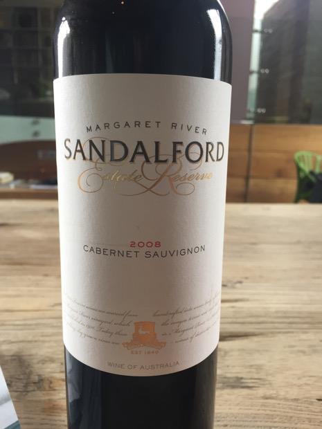 2014 Sandalford Cabernet Sauvignon Prendiville Reserve Margaret River ...
