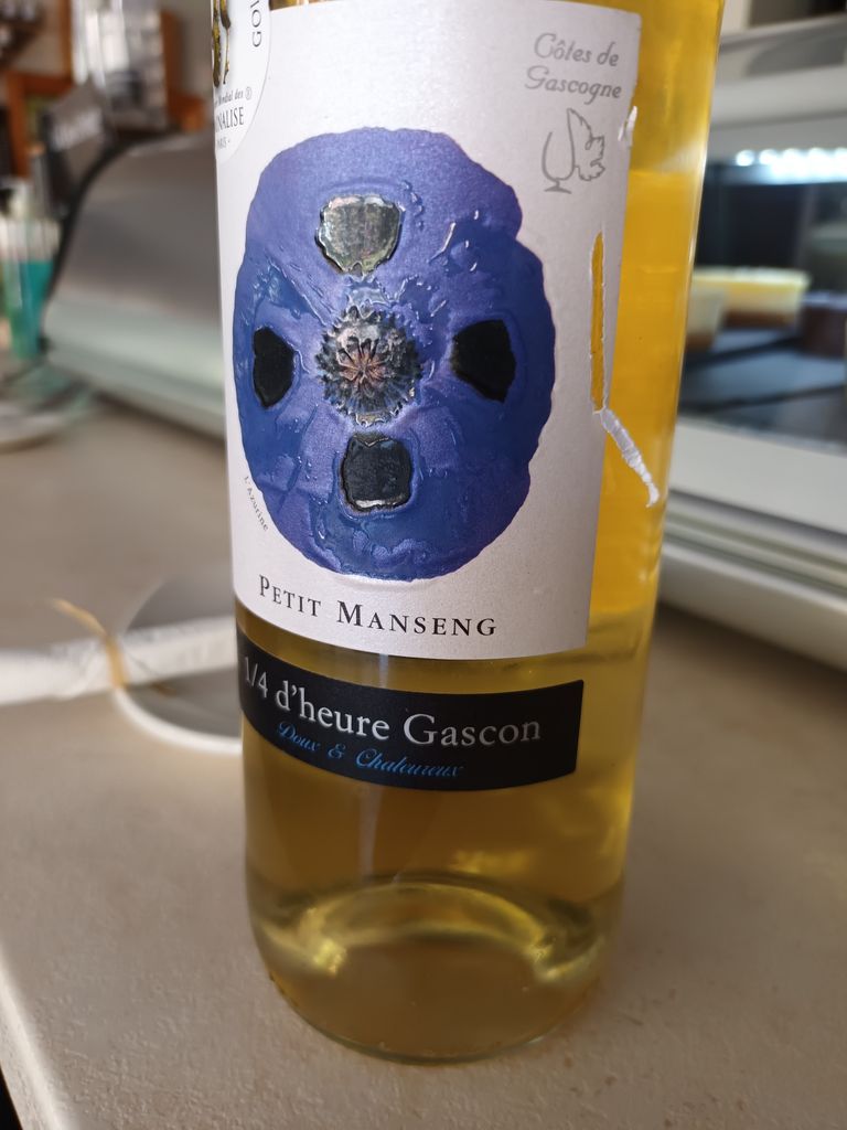 2018 Les Hauts de Montrouge Petit Manseng Côtes de Gascogne 1/4 d'heure ...