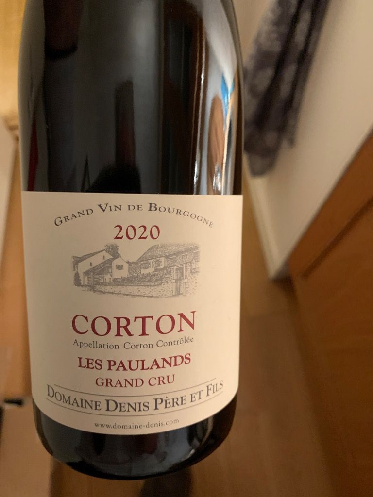 2020 Denis Pere & Fils Corton-Les Paulands, France, Burgundy, Côte de ...