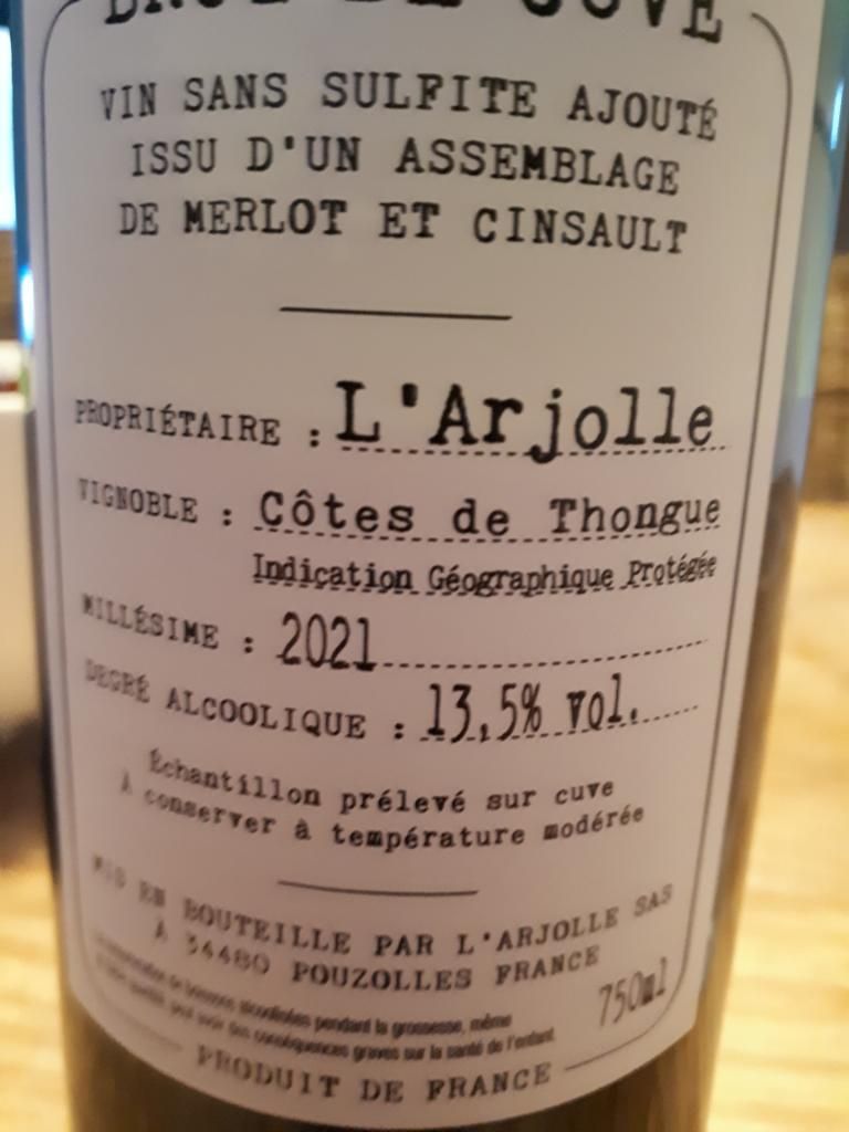 2023 Domaine de L'Arjolle Côtes de Thongue Brut de Cuve, France ...