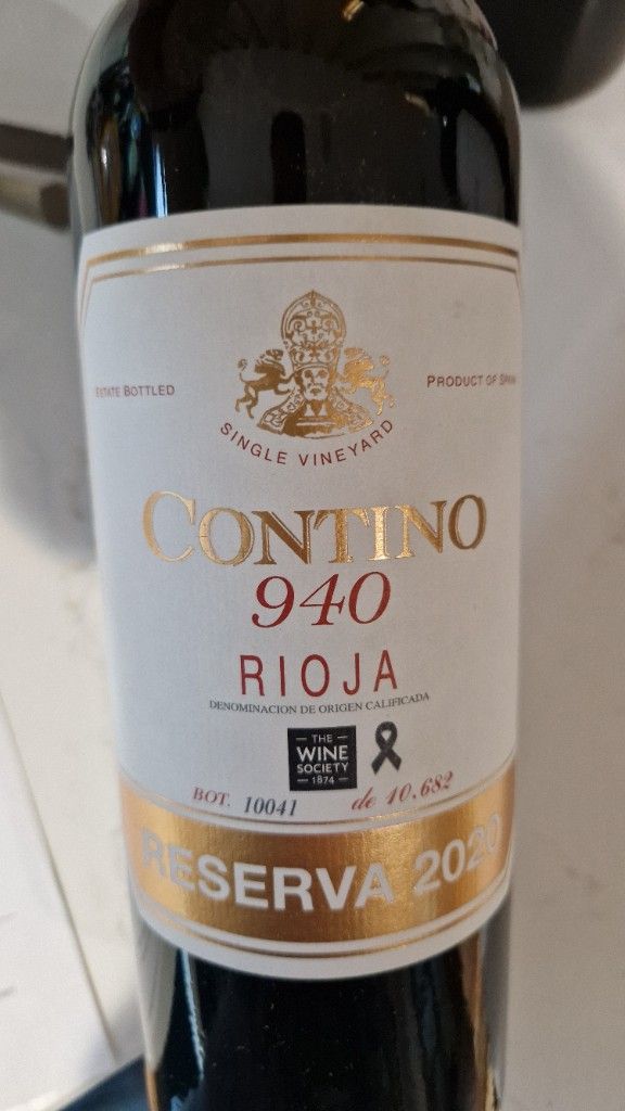 2020 Bodegas y Viñedos del Contino Rioja Reserva 940 for the Wine ...