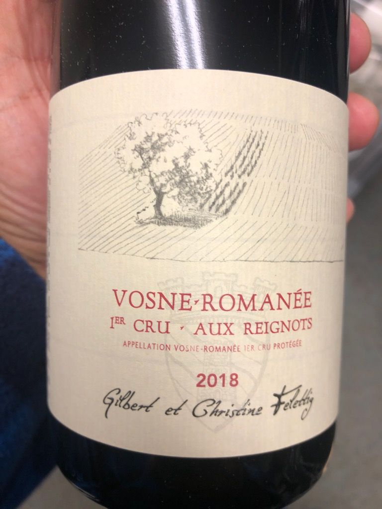 2018 Gilbert et Christine Felettig Vosne-Romanée 1er Cru Aux Reignots ...