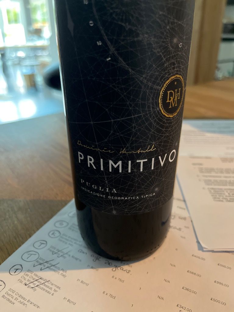 2022 Dominic Hentall Primitivo Puglia IGT, Italy, Puglia, Puglia IGT ...