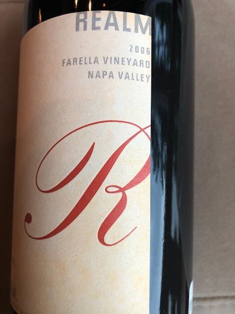 2006 Realm Cellars Farella Vineyard, USA, California, Napa Valley ...