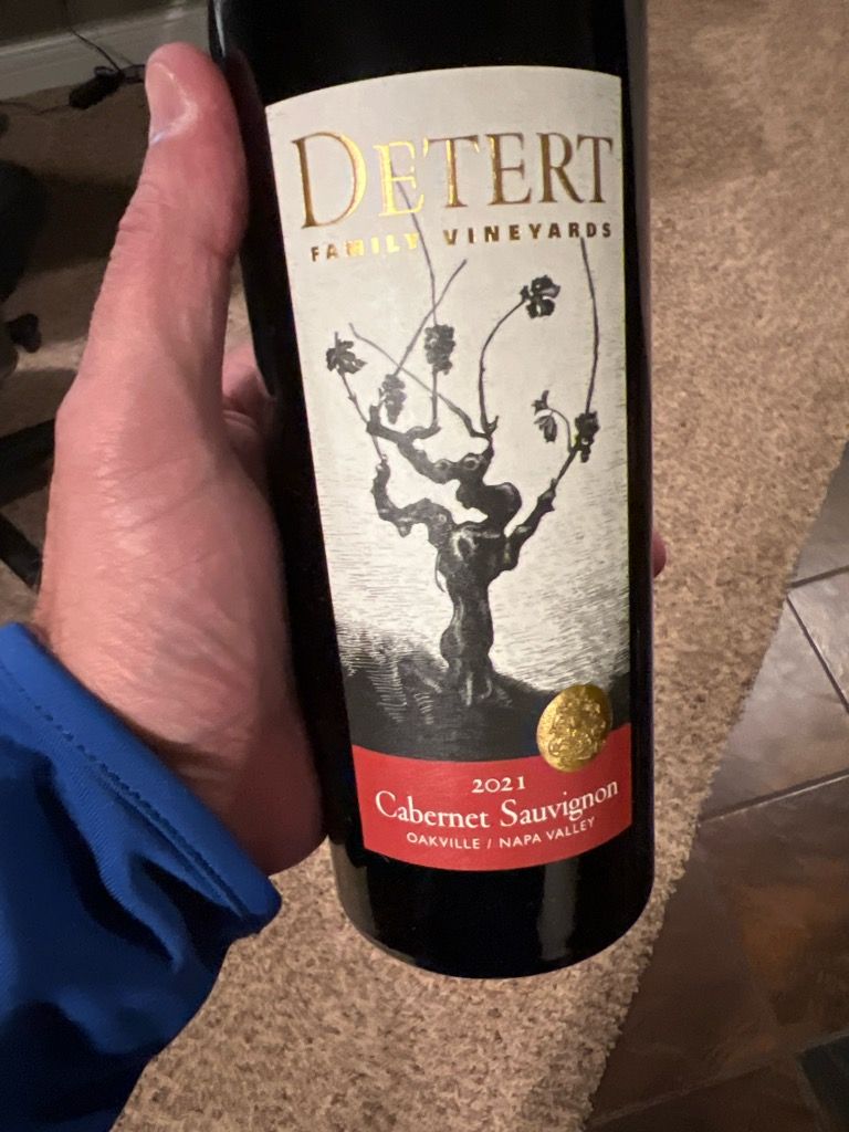 2021 Detert Family Vineyards Cabernet Sauvignon Oakville, USA ...