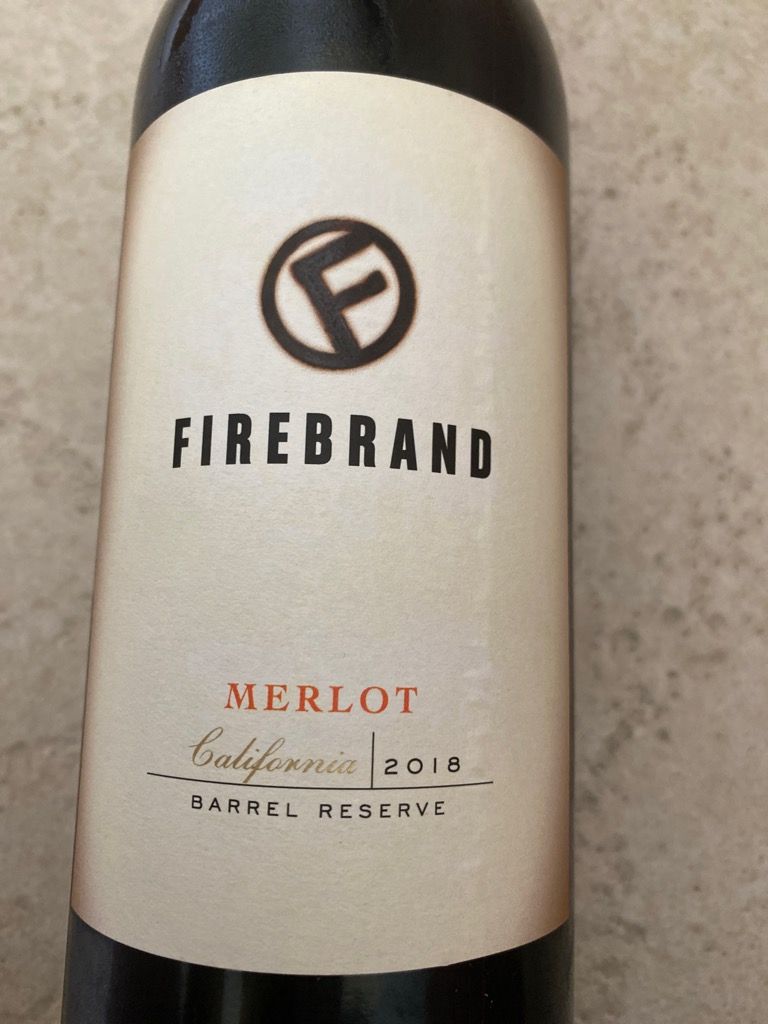 2015 Firebrand Wines Merlot Barrel Reserve, USA, California - CellarTracker