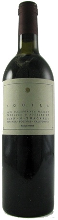 1980 Sean Thackrey Merlot Aquila, USA, California - CellarTracker