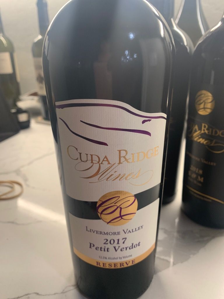 2017 Cuda Ridge Wines Petit Verdot, USA, California, San Francisco Bay ...