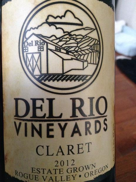2013 Del Rio Vineyards Claret, USA, Oregon, Southern Oregon, Rogue ...