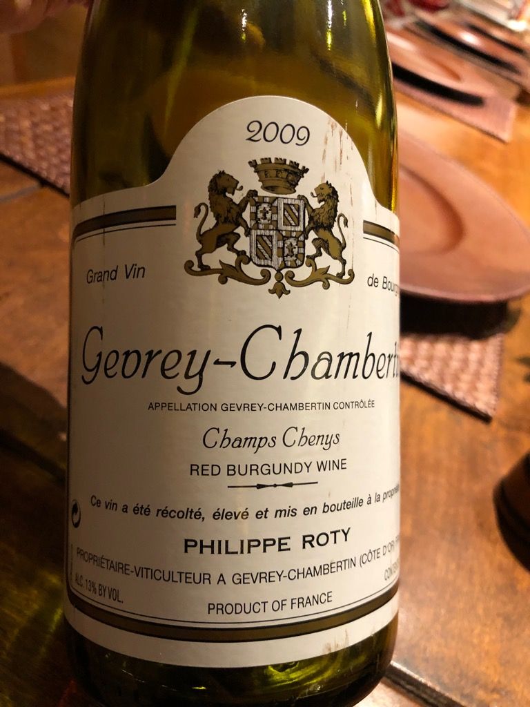 2009 Domaine Joseph Roty Gevrey-Chambertin Les Champs-Chenys, France ...