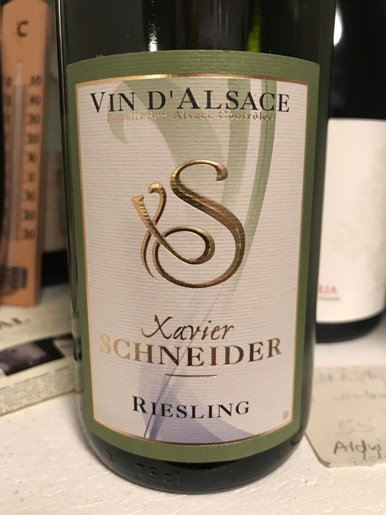 2021 Xavier Schneider Riesling, France, Alsace - CellarTracker