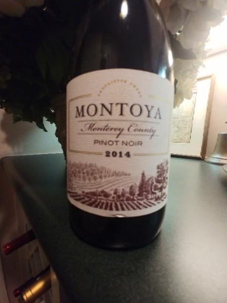 2014 Montoya Vineyards Pinot Noir, USA, California, Central Coast ...