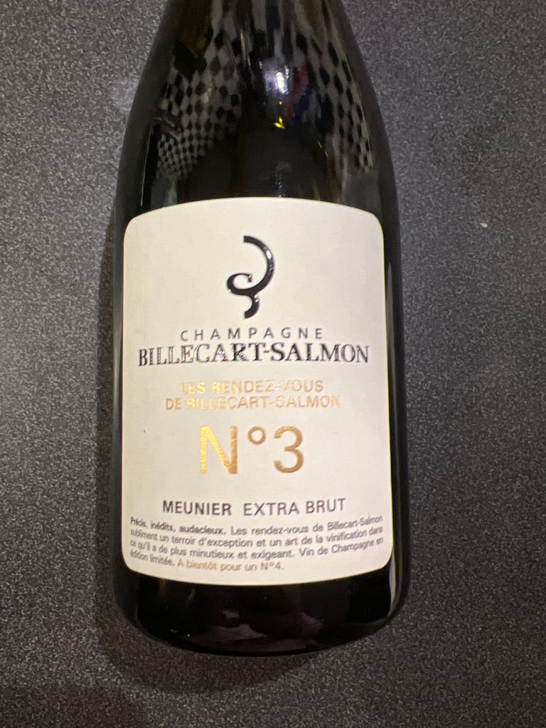 NV Billecart-Salmon Champagne Extra Brut Meunier Rendez-Vous No.3 ...