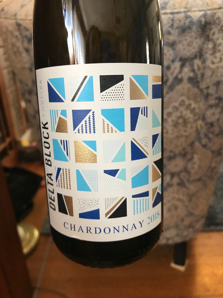 2018 Delta Block Chardonnay, USA, California, Central Valley, Lodi ...
