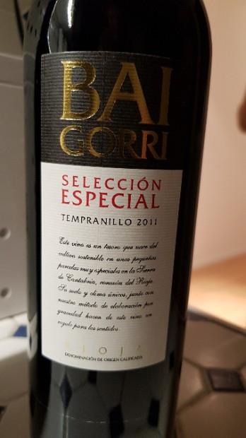 2011 Bodegas Baigorri Rioja Selección Especial, Spain, La Rioja, La ...
