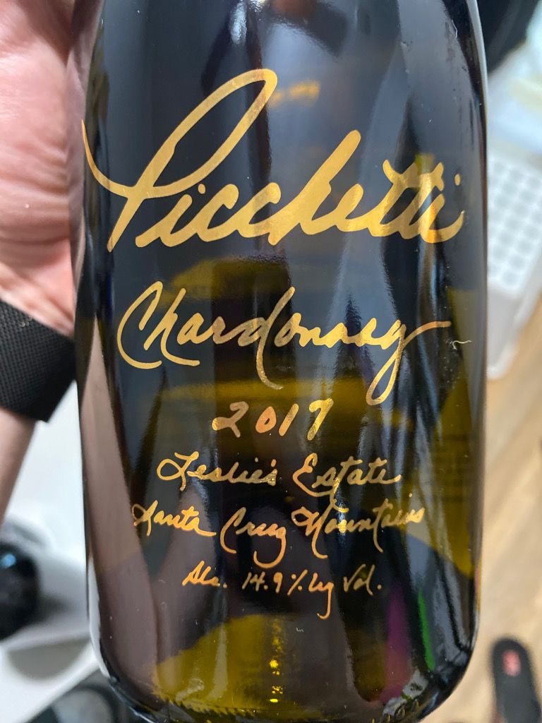 2019 Picchetti Winery Chardonnay, USA, California, Santa Cruz Mountains ...