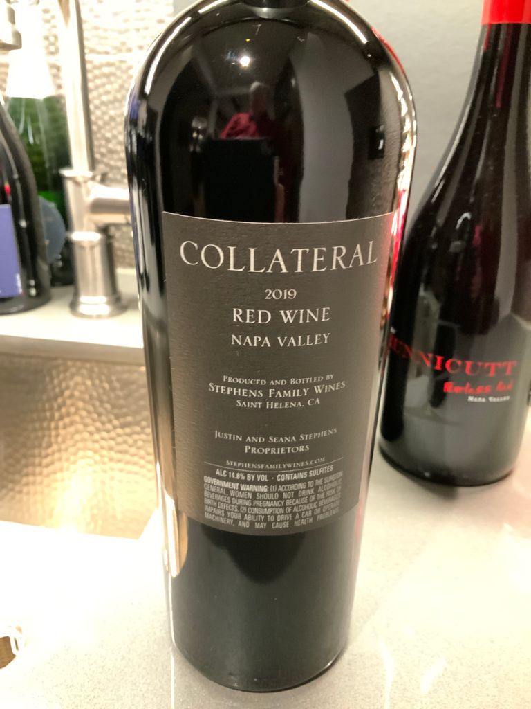 2019 D.R. Stephens Collateral Red Wine Napa Valley, USA, California, Napa Valley - CellarTracker