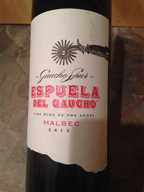 2011 Espuela del Gaucho Malbec, Argentina, Mendoza - CellarTracker