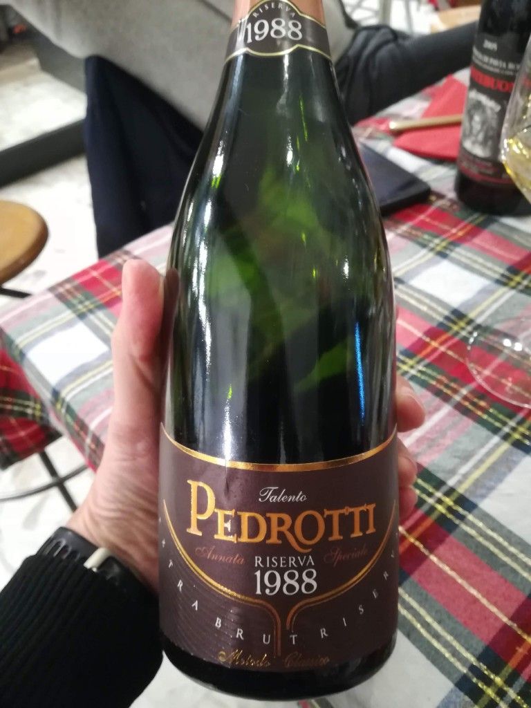 1988 Pedrotti Spumanti Trento Brut Riserva Speciale Italo Pedrotti ...