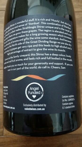 2014 Sam Plunkett Shiraz Stardust and Muscle, Australia, Victoria ...