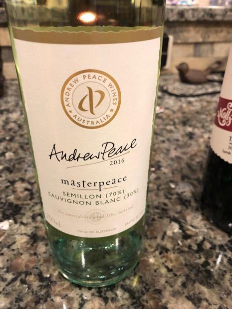 2021 Andrew Peace Masterpeace Semillon Sauvignon Blanc, Australia ...