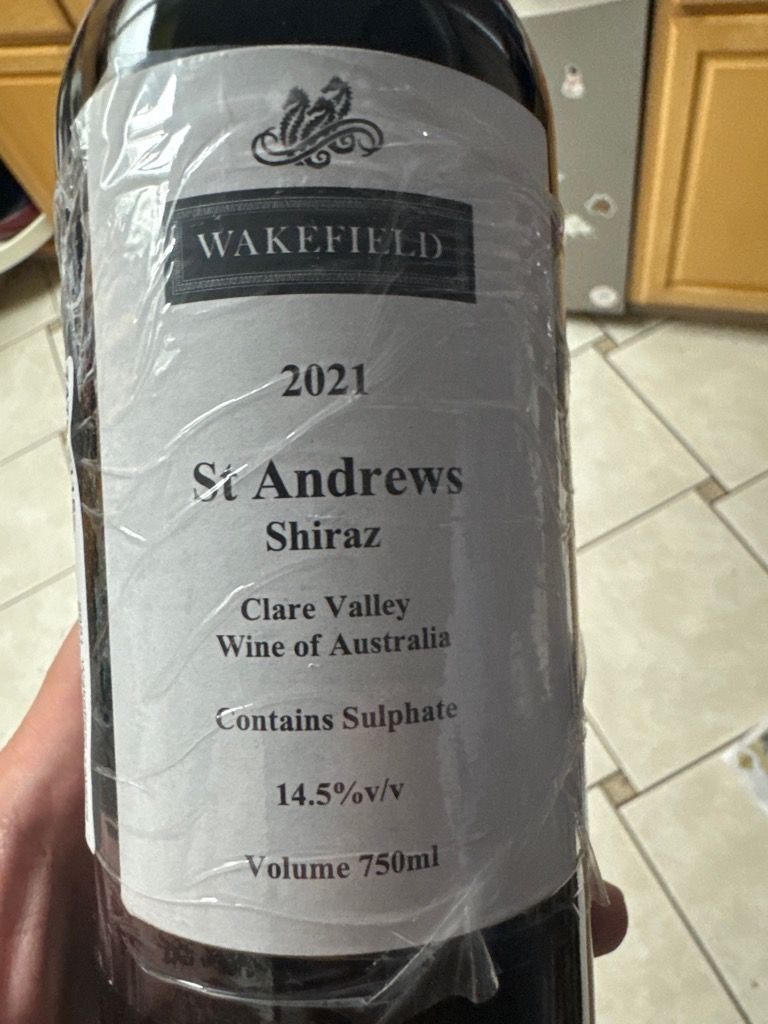 2021 Taylors Shiraz St Andrews, Australia, South Australia, Mount Lofty ...