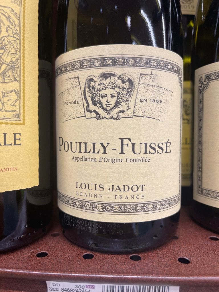 2018 Louis Jadot Pouilly-Fuissé Les Petites Pierres, France, Burgundy ...
