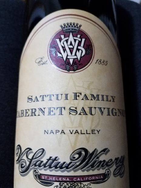 2015 V. Sattui Winery Cabernet Sauvignon Sattui Family, USA, California ...