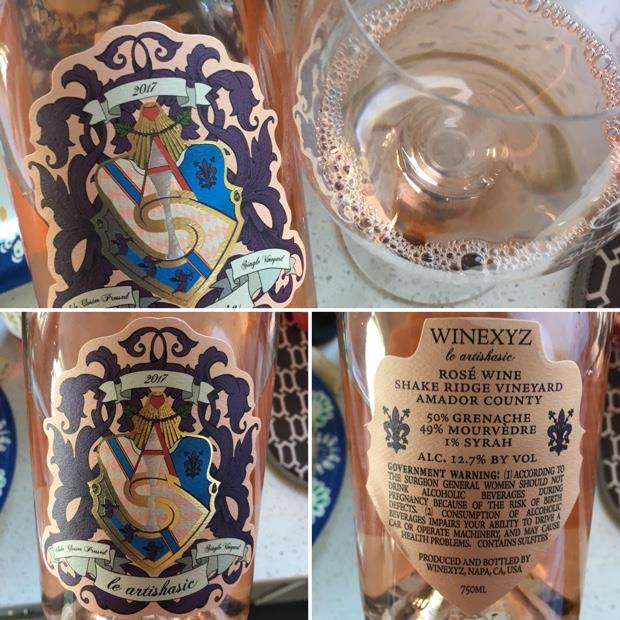 2019 WINEXYZ Rosé Shake Ridge Vineyard, USA, California, Sierra ...