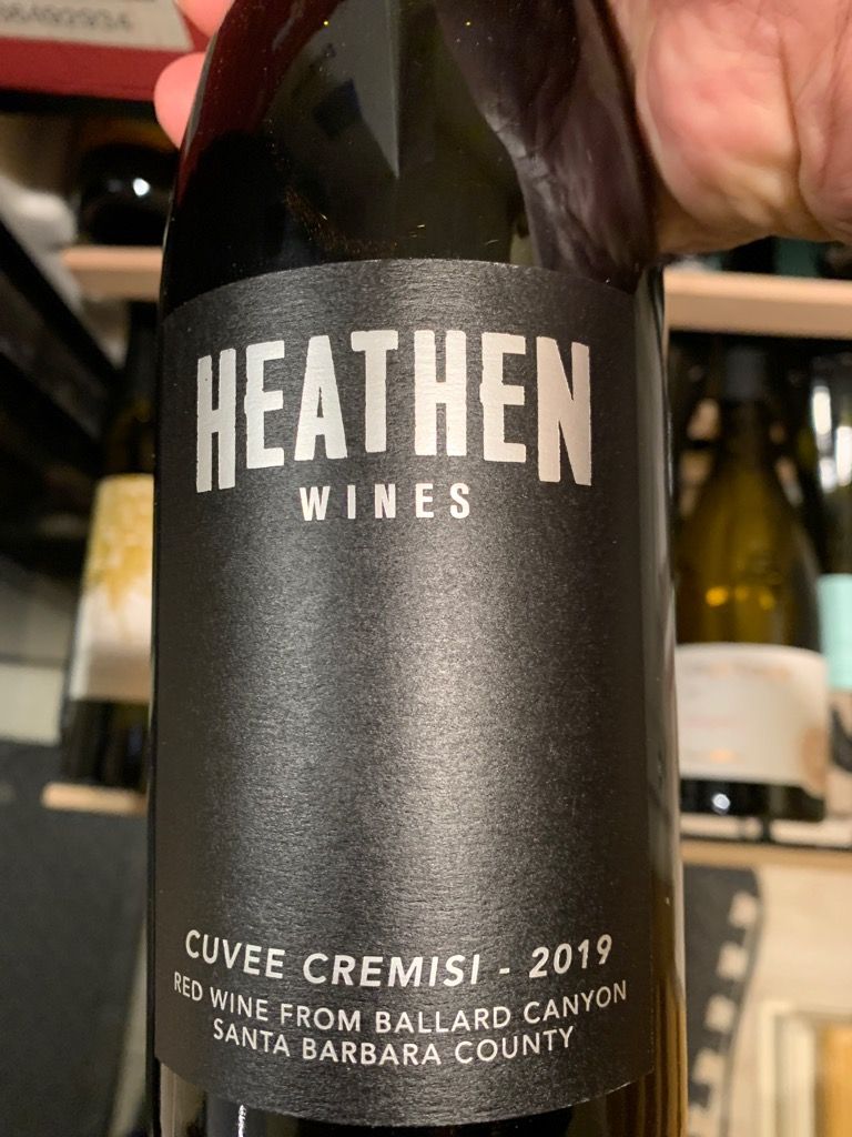 2019 Heathen Wines Cuvée Cremisi, USA, California, Central Coast ...