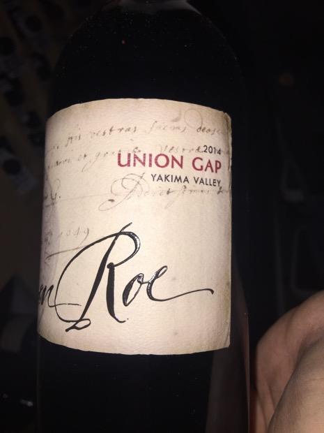 2014 Owen Roe Union Gap Vineyard, USA, Washington, Columbia Valley ...