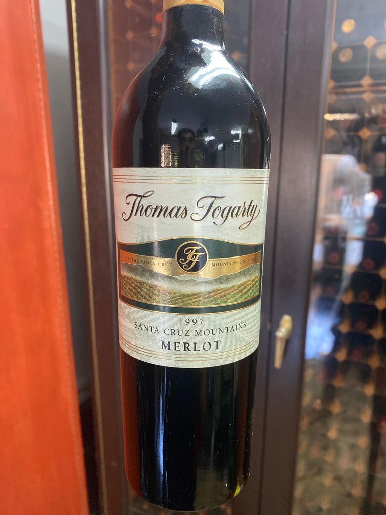 1998 Thomas Fogarty Merlot Santa Cruz Mountains, USA, California, Santa ...