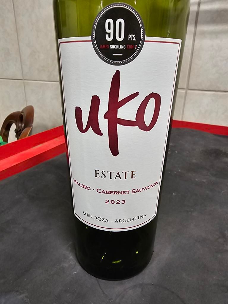 2023 The Uko Estate Malbec Cabernet Sauvignon, Argentina, Mendoza ...