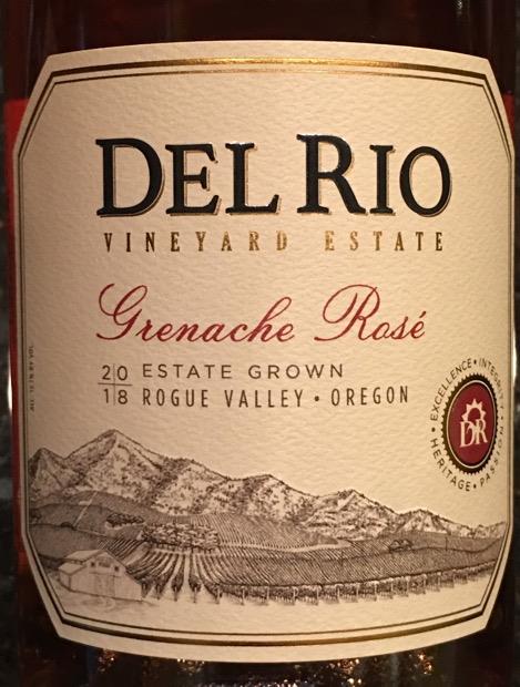 2019 Del Rio Vineyards Grenache Del Rio Vineyards, USA, Oregon ...