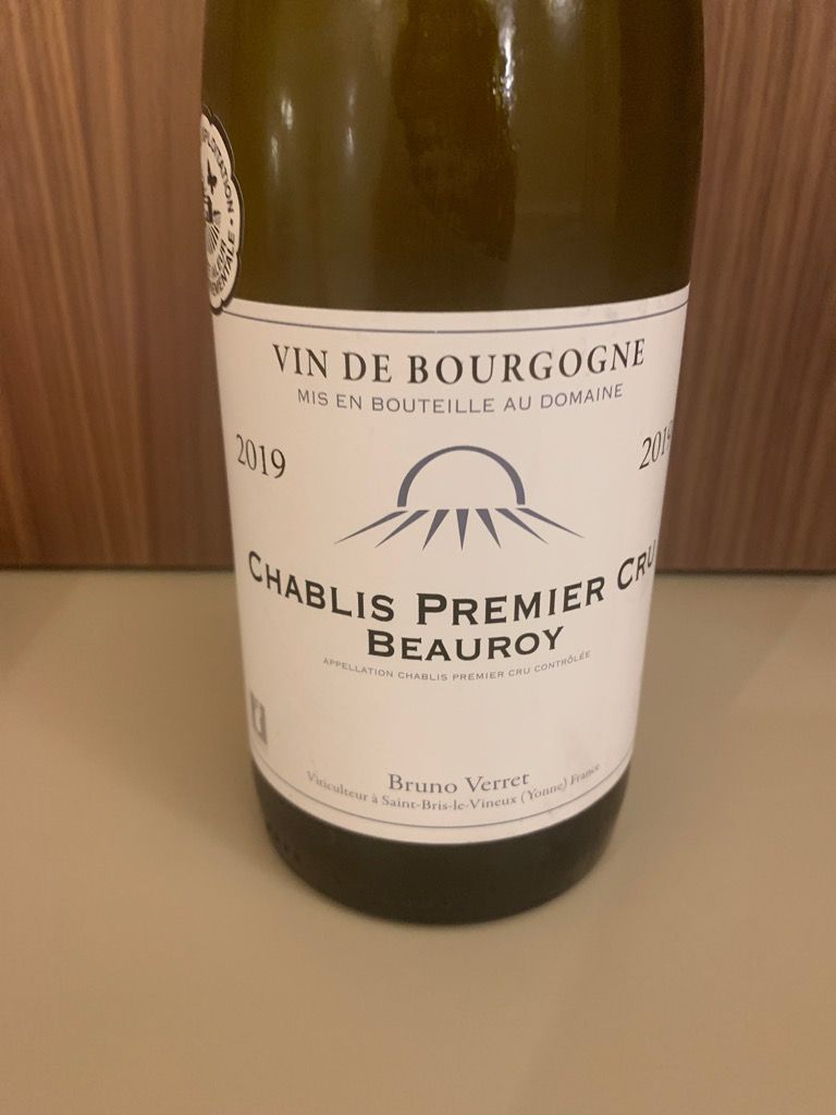 2021 Domaine Verret Chablis 1er Cru Beauroy, France, Burgundy, Chablis ...