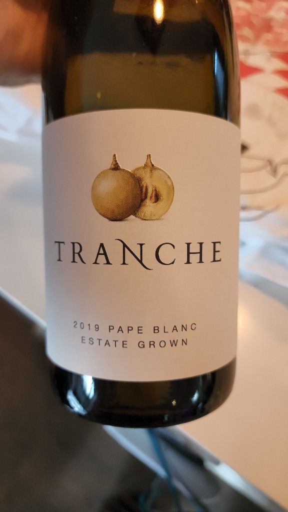 2019 Tranche Cellars Grenache Blanc Estate Blue Mountain Vineyard, USA ...