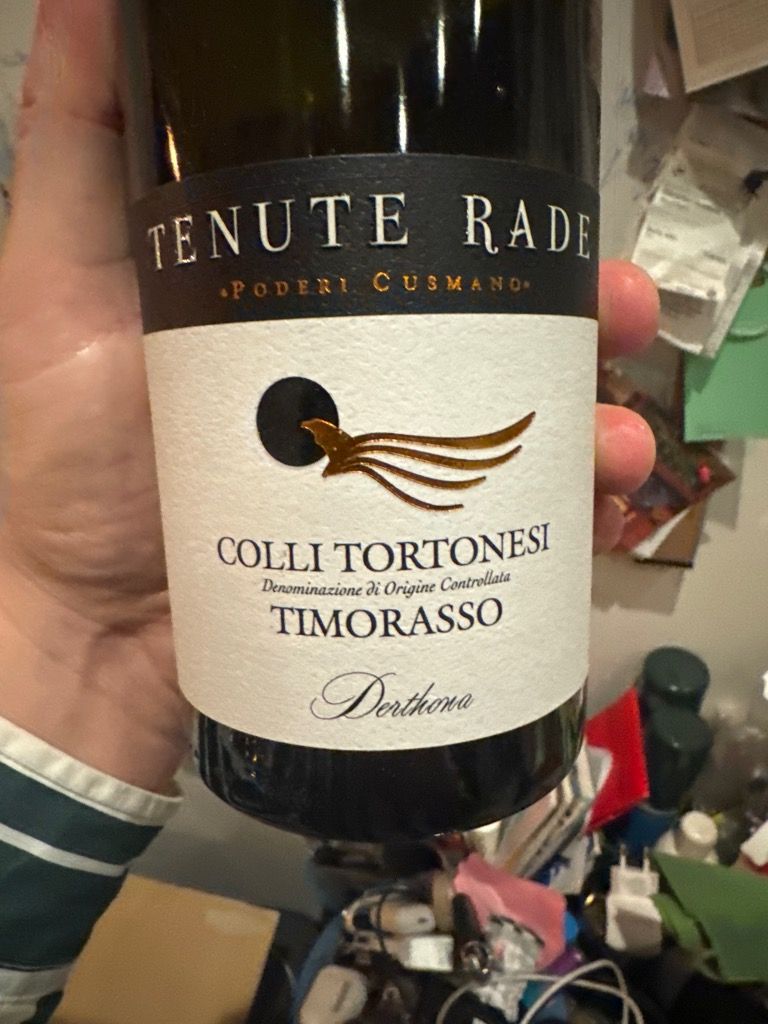 2018 Tenute RaDe Timorasso Colli Tortonesi, Italy, Piedmont, Colli ...