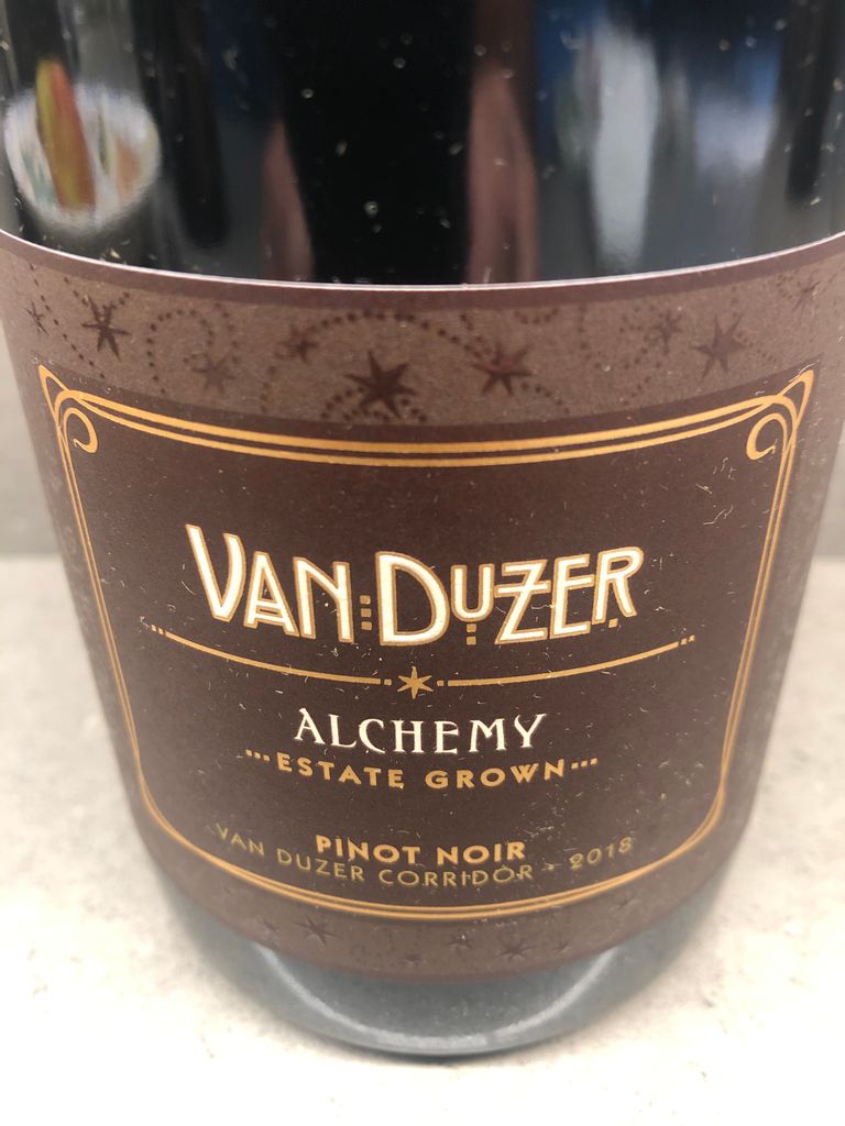 2018 Van Duzer Pinot Noir Alchemy, USA, Oregon, Willamette Valley ...