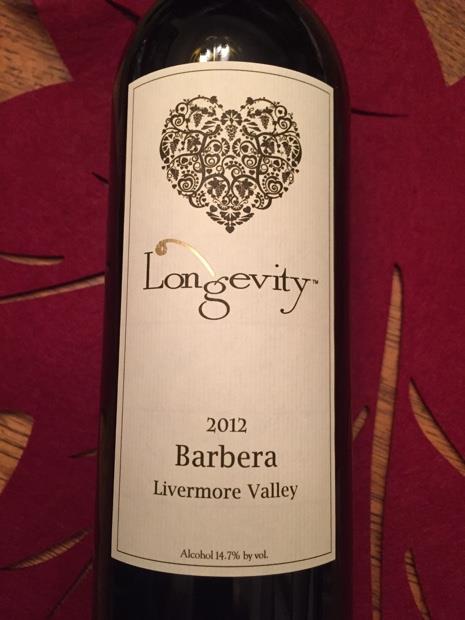 2010 Longevity Wines Barbera, USA, California, Central Valley, Lodi ...